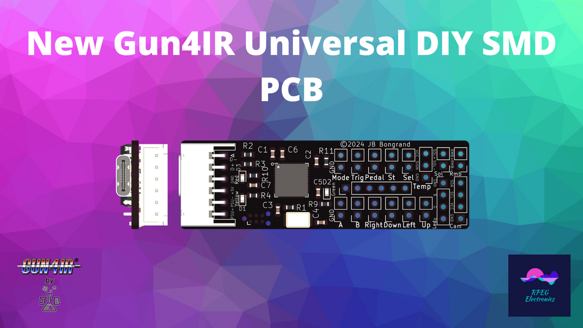 New Gun4IR Universal DIY SMD PCB – RPEG Electronics