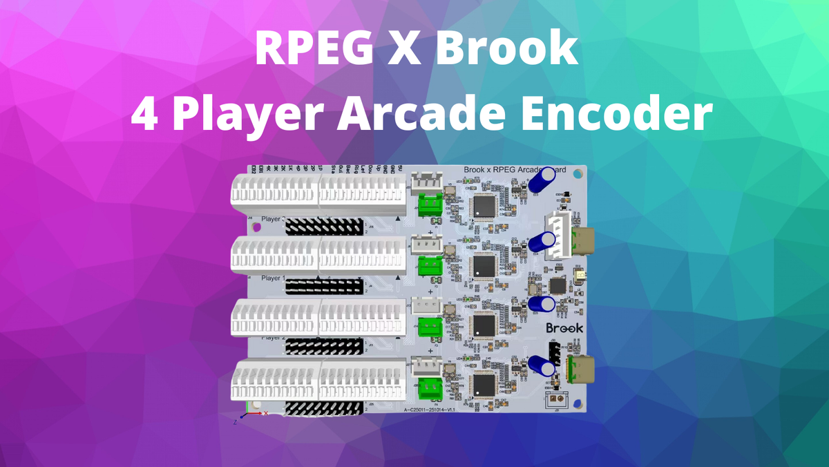 RPEG x Brook Arcade Encoder – RPEG Electronics
