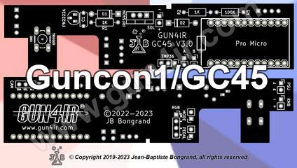GUN4IR Guncon1 DIY PCBs by JB – RPEG Electronics